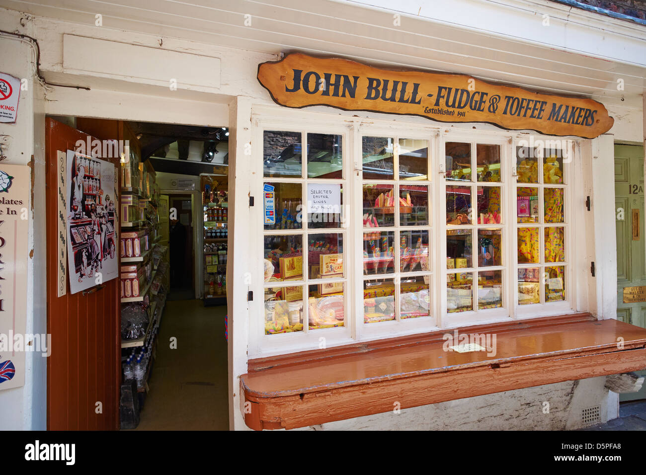 John Bull Fudge & Toffee Makers The Shambles York Yorkshire UK Stock ...