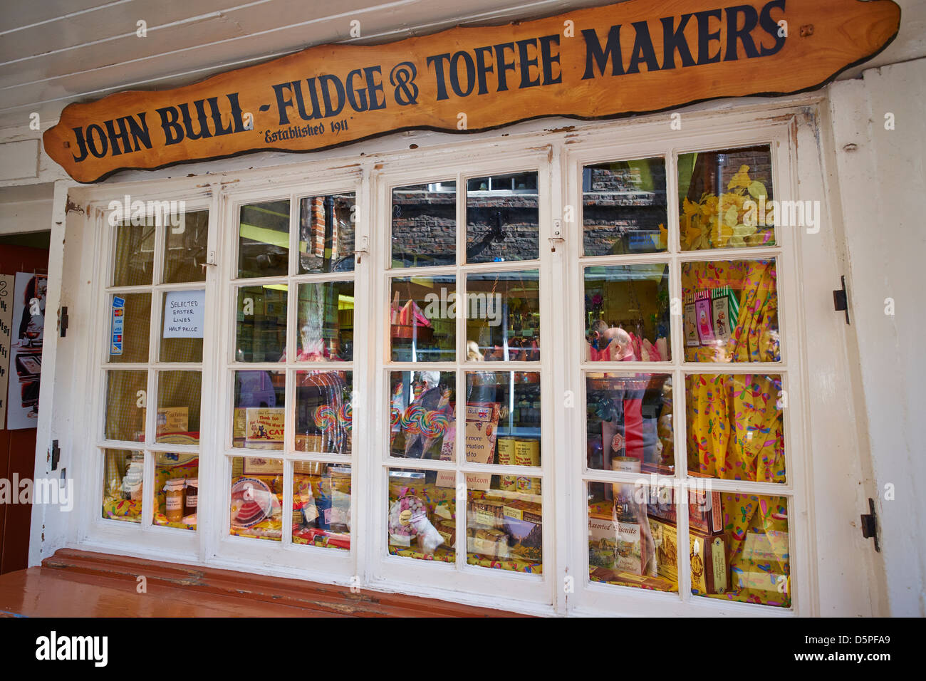 John Bull Fudge & Toffee Makers The Shambles York Yorkshire UK Stock ...