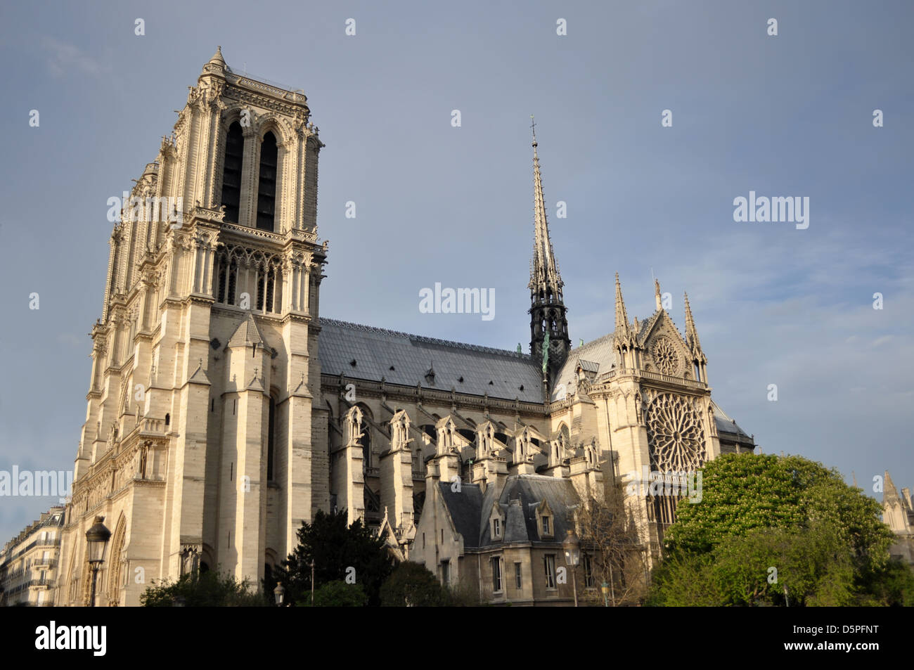 Side view of notre dame hi-res stock photography and images - Alamy