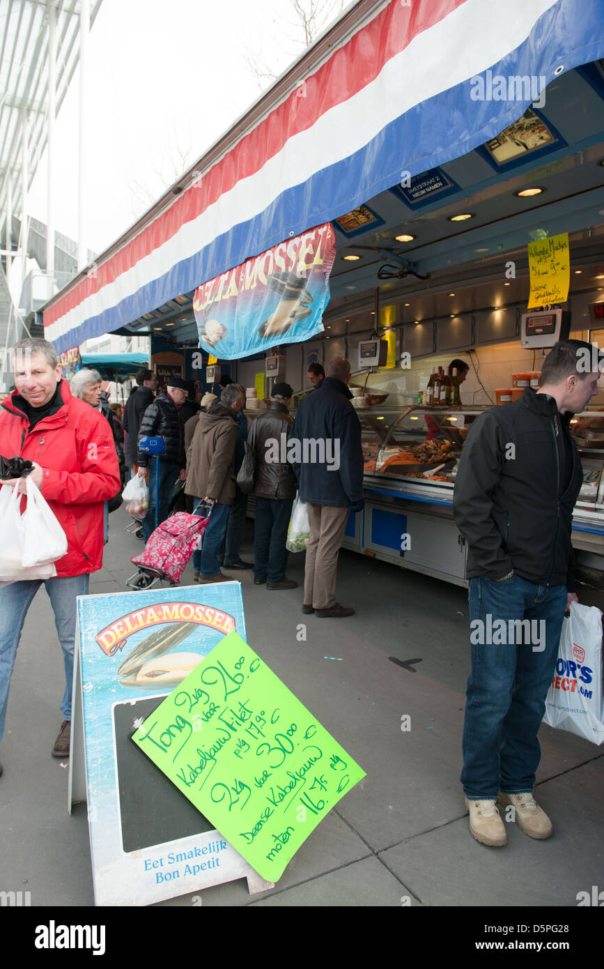 Market stall in Central Antwerp Stock Photo - Alamy