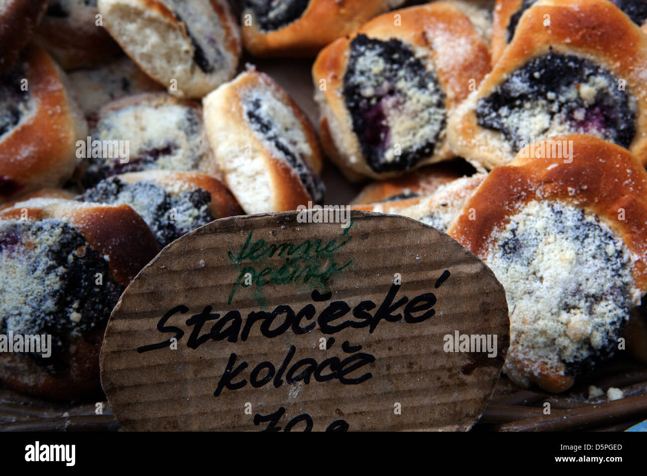 Old Bohemian cakes Czech Republic Stock Photo - Alamy
