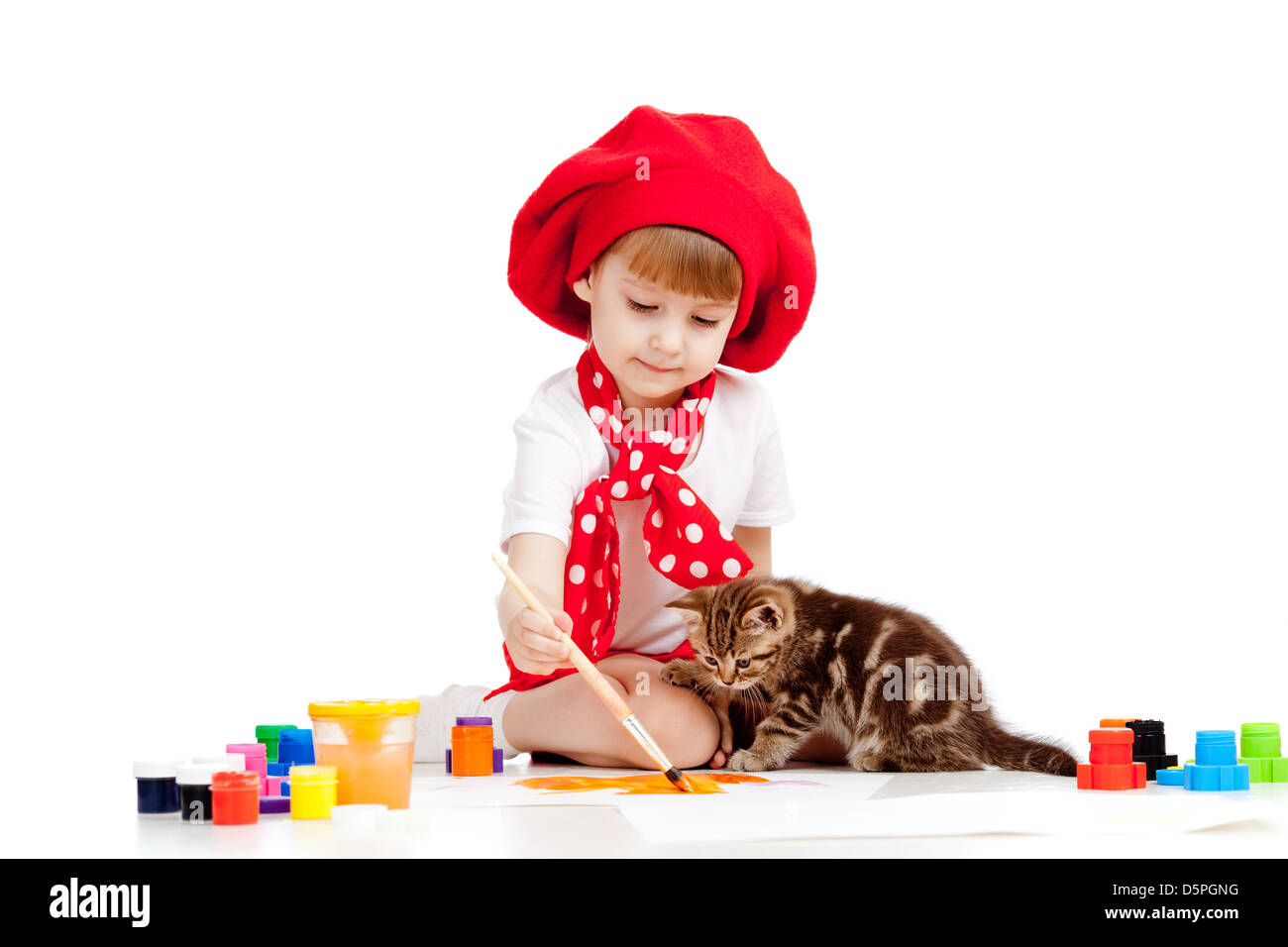 Cat watch painting hi-res stock photography and images - Alamy