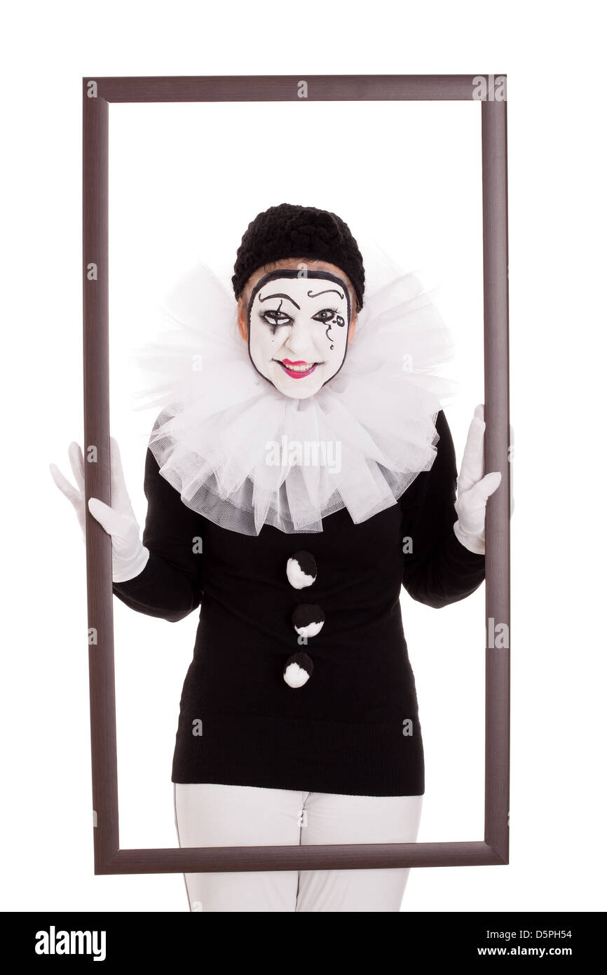 Evil clown female woman hi-res stock photography and images - Alamy