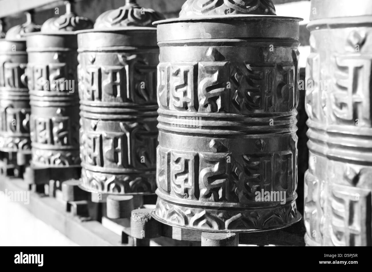 Base camp trek Black and White Stock Photos & Images - Alamy