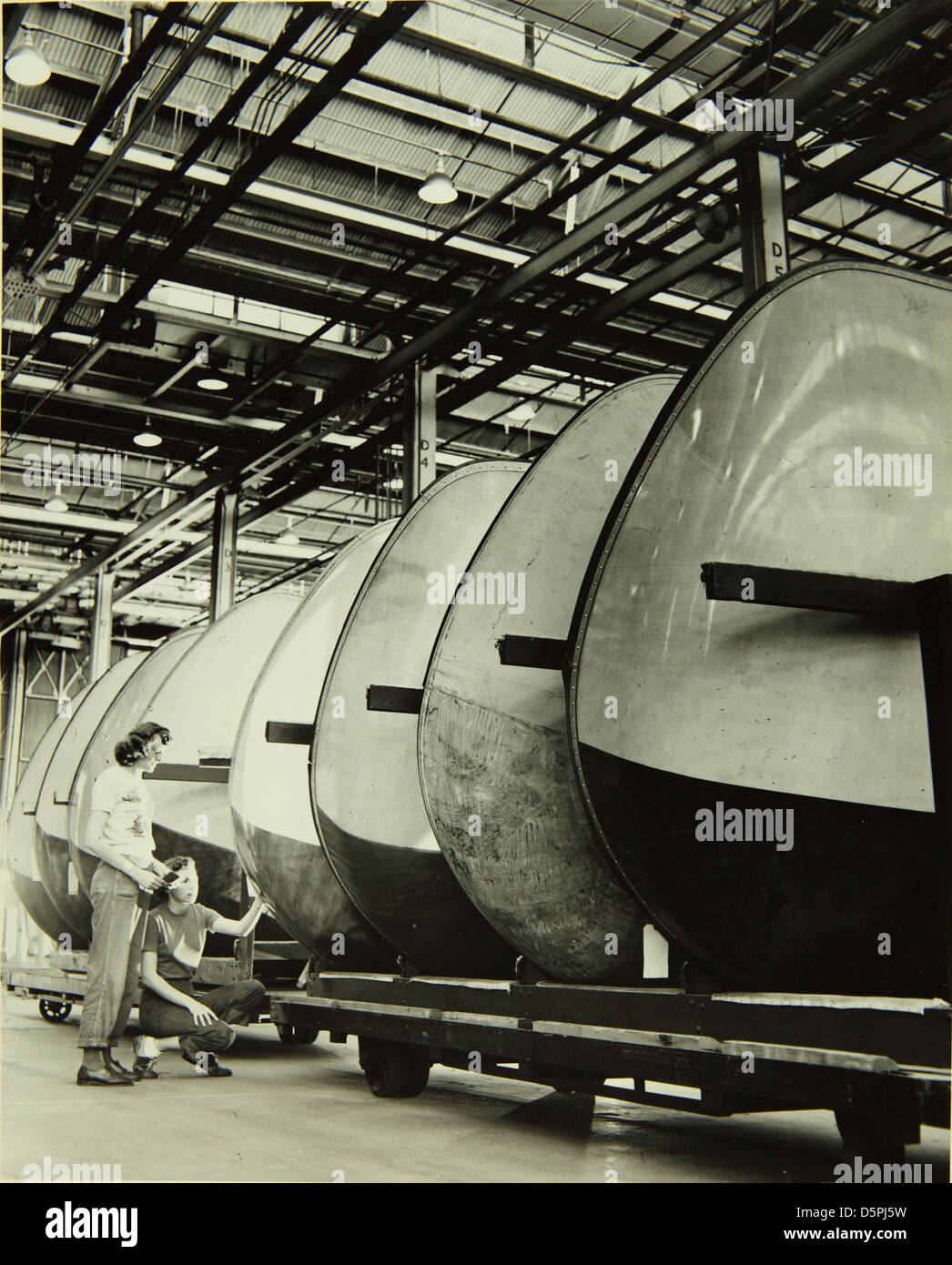 This photo captures the Convair/General Dynamics aerospace plant in San ...