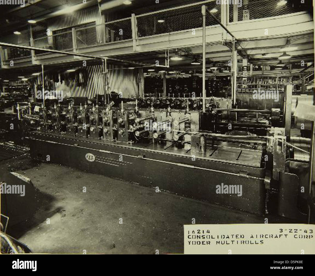 Factory scenes from the Consolidated/Convair Aircraft Factory in San ...