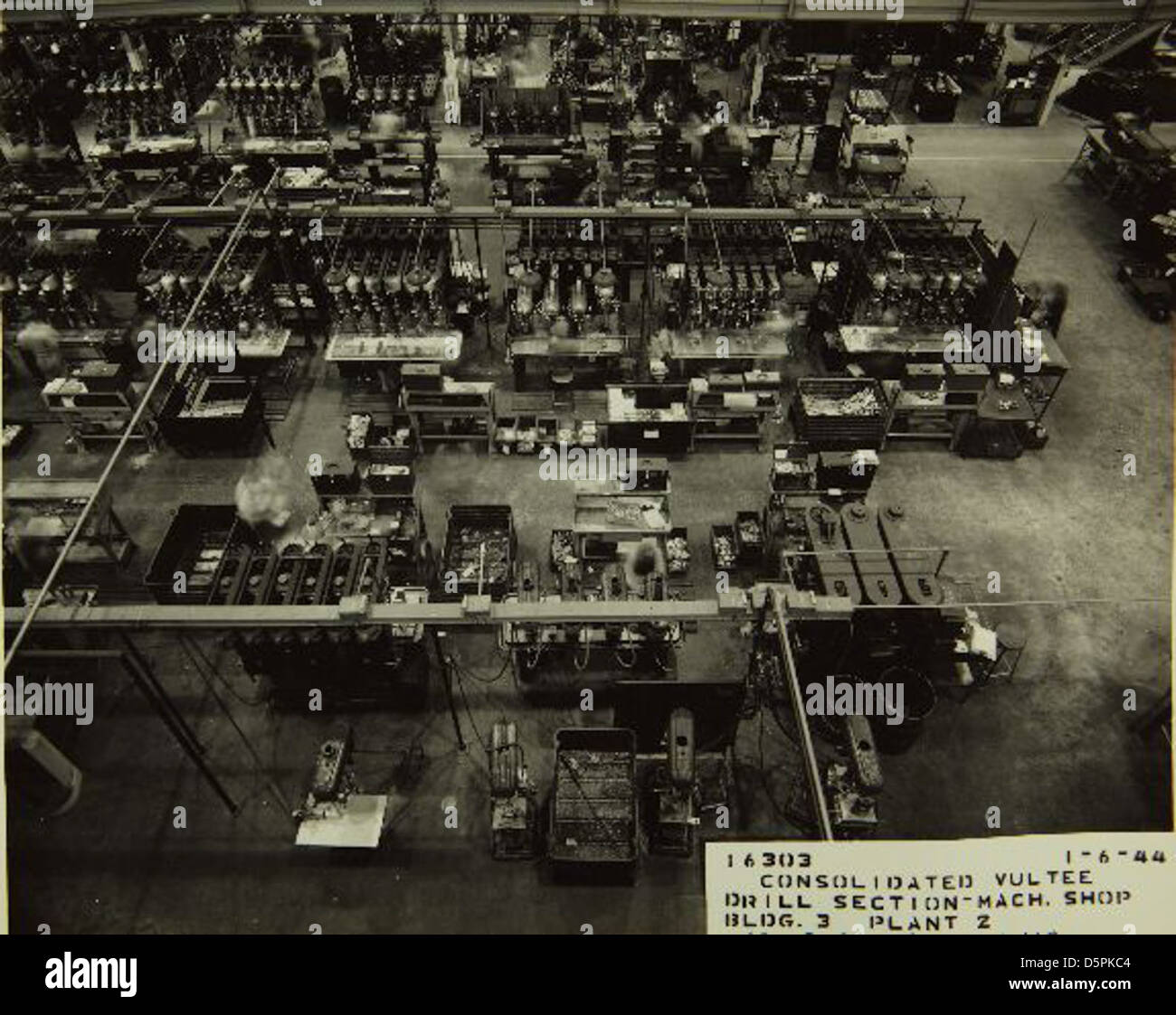 This image highlights the B-24 Liberator construction at the ...