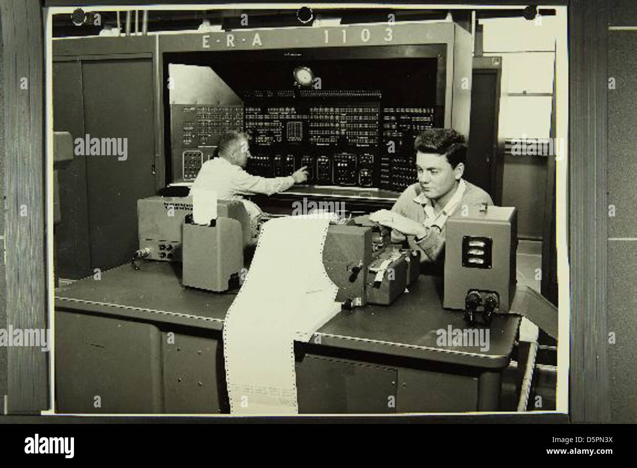A Remington Rand computer used at the Consolidated/Convair Aircraft ...