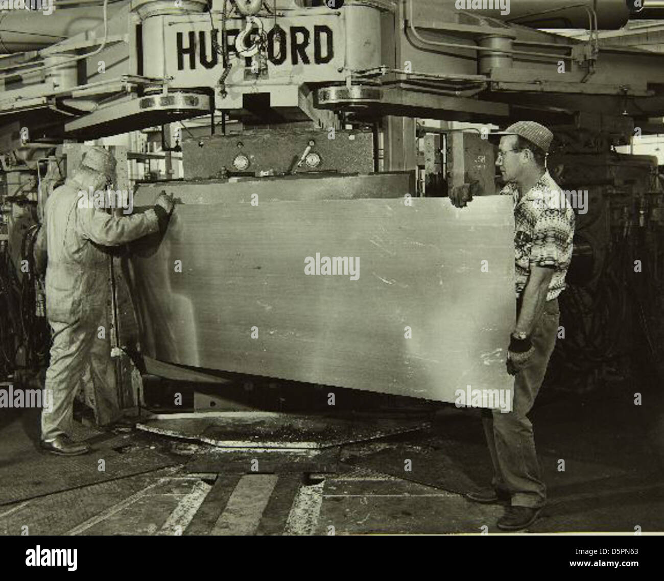 The Stretch Press Plant at the Consolidated/Convair Aircraft Factory in ...
