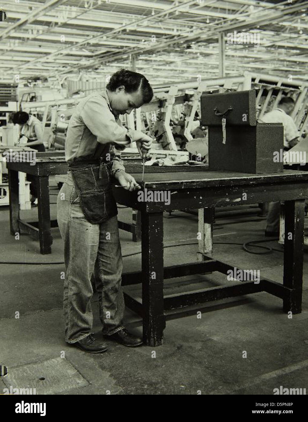 This image depicts the Consolidated/Convair Aircraft Co. factory in San ...