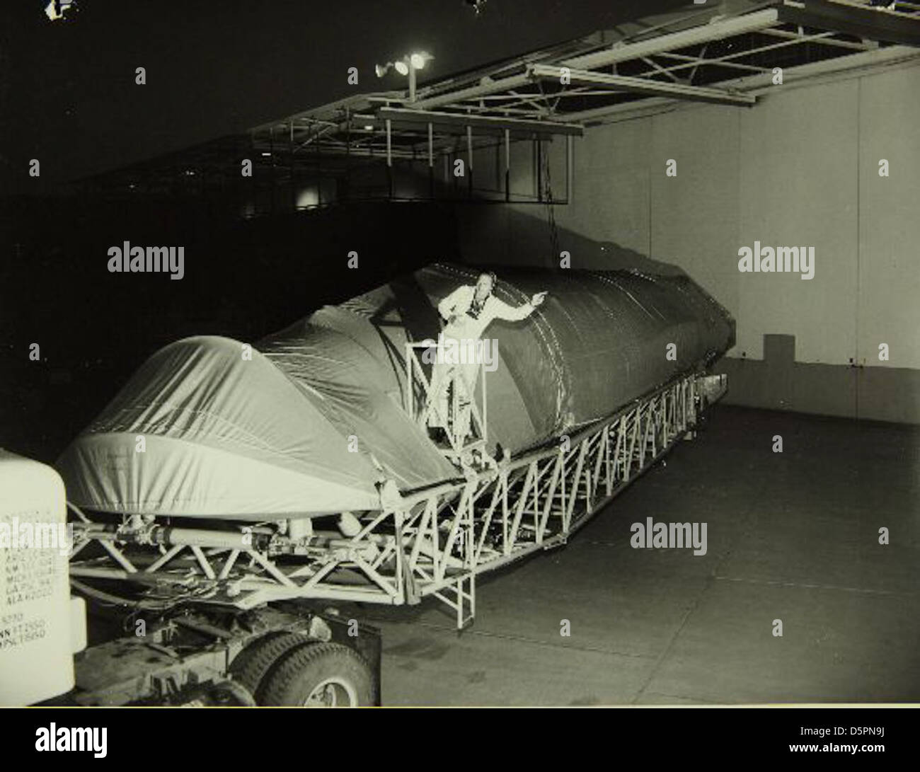This image shows the transportation of the Convair/General Dynamics ...