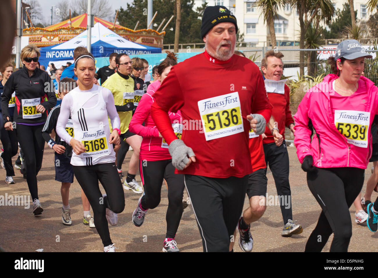 Bournemouth, UK 7 April 2013. Bournemouth's only coastal half marathon ...