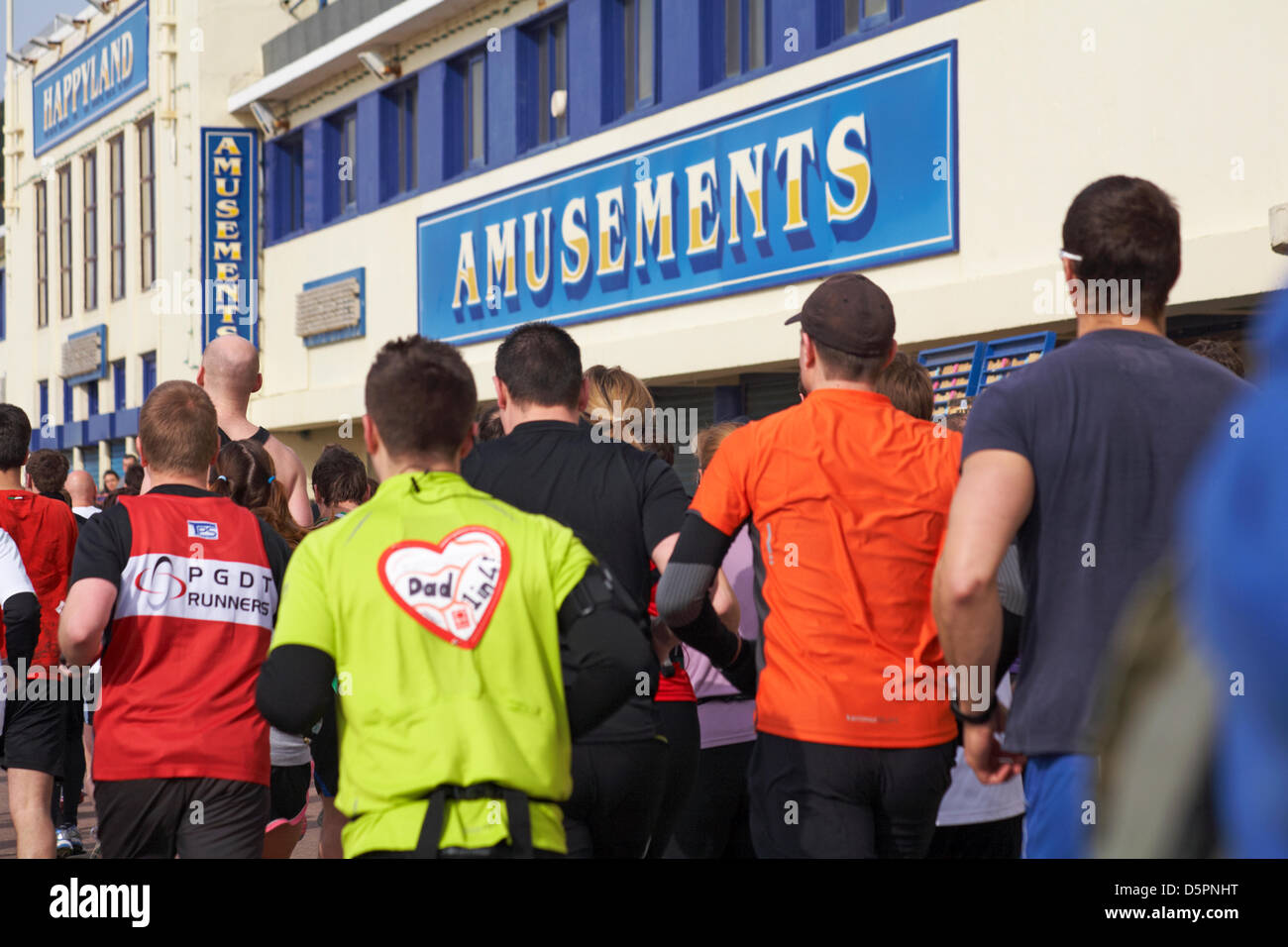 Bournemouth, UK 7 April 2013. Bournemouth's only coastal half marathon ...