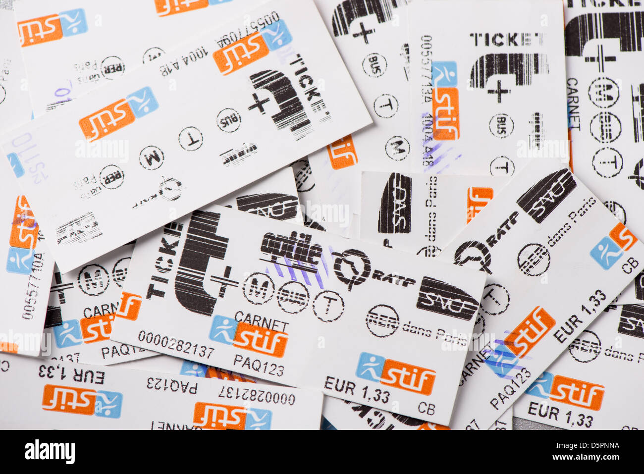 Paris Metro Tickets High Resolution Stock Photography and Images - Alamy
