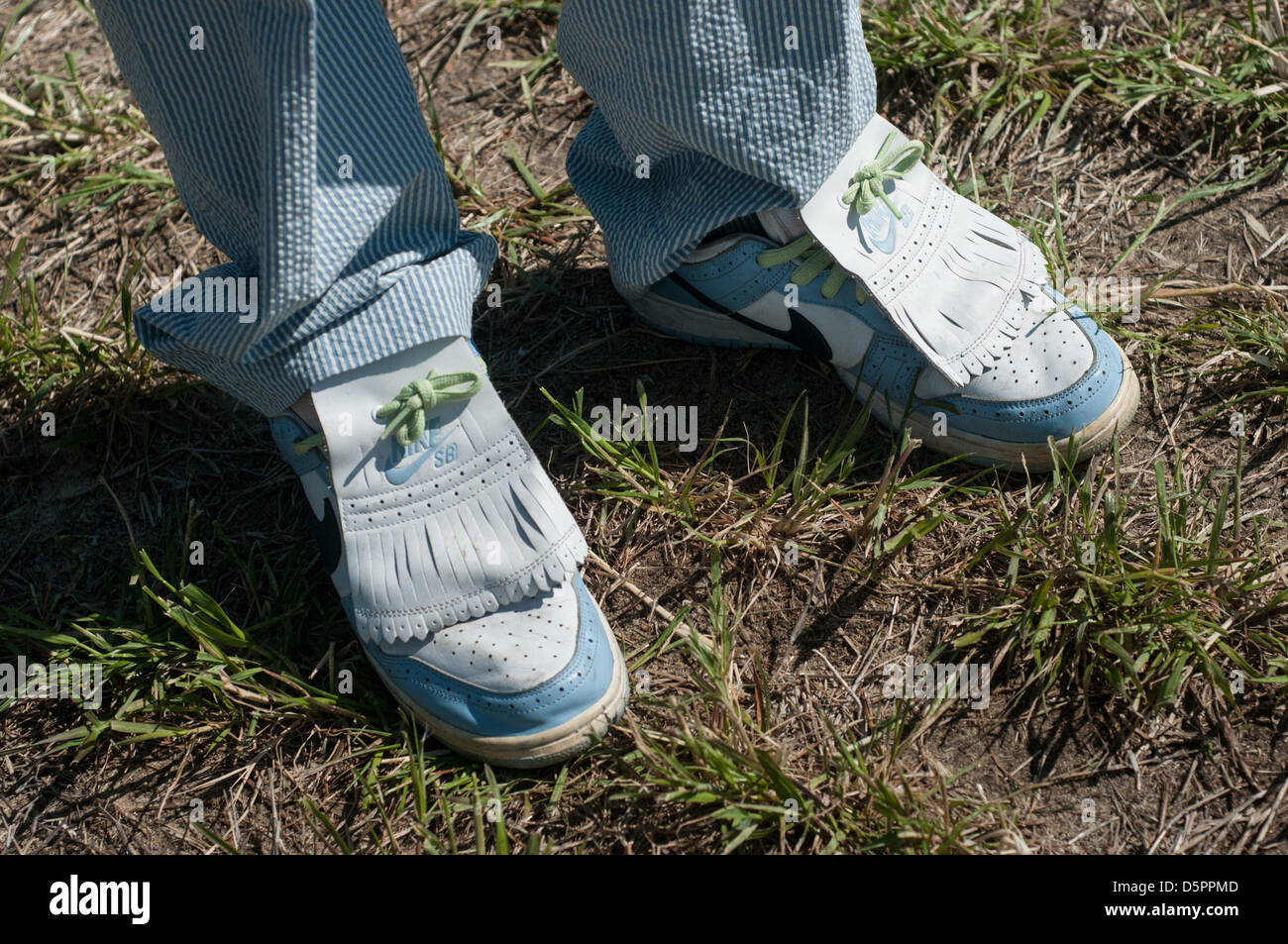 Apr 6, 2013 - Raeford, North Carolina, U.S. - The shoes of BRIAN MATZKE ...