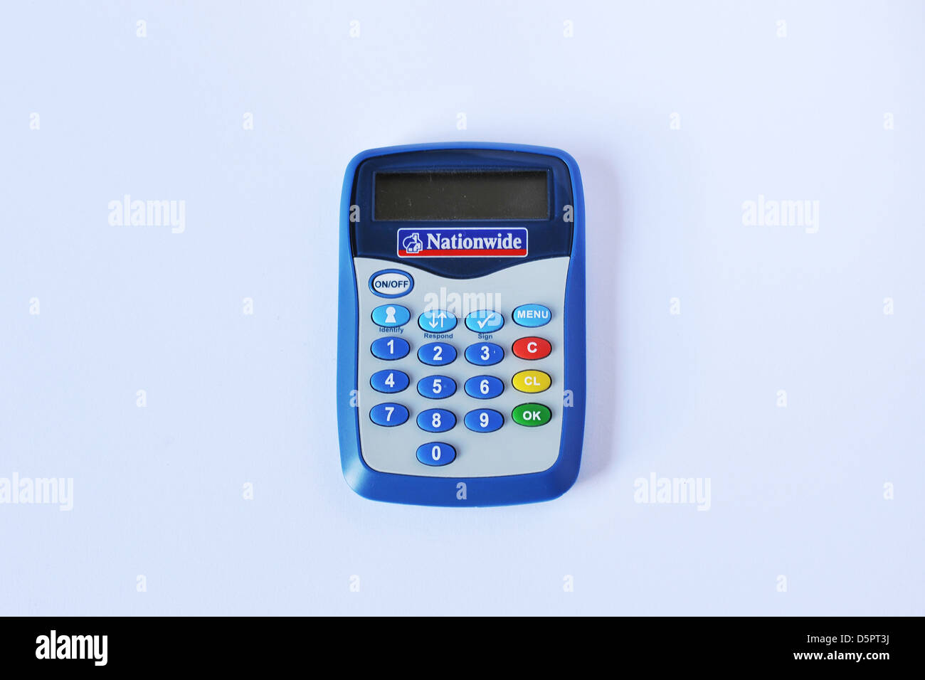 A British bank card reader for secure online banking Stock Photo - Alamy
