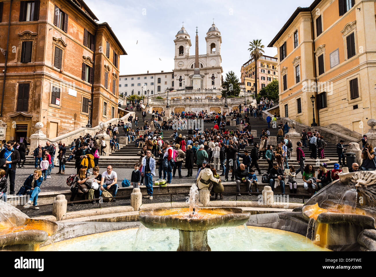 The Spanish Steps, Rome, Italy Stock Photo - Alamy