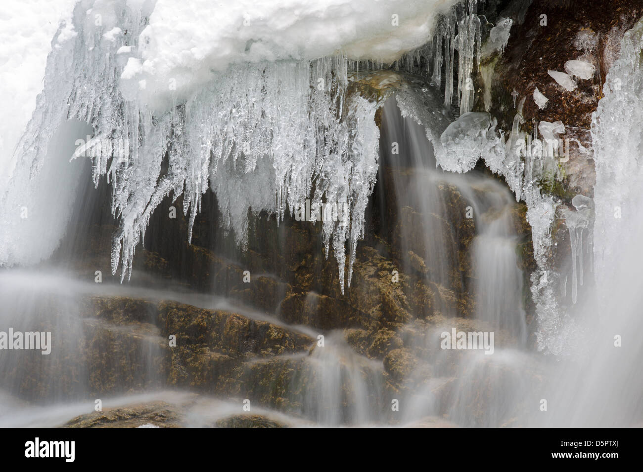 Cascade along the Swift River in Livermore, New Hampshire USA during ...