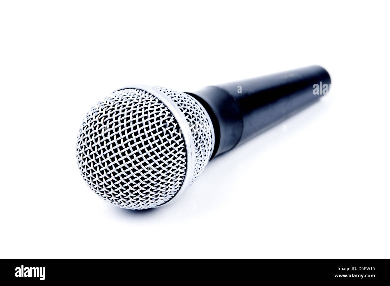 White background mic Cut Out Stock Images & Pictures - Alamy