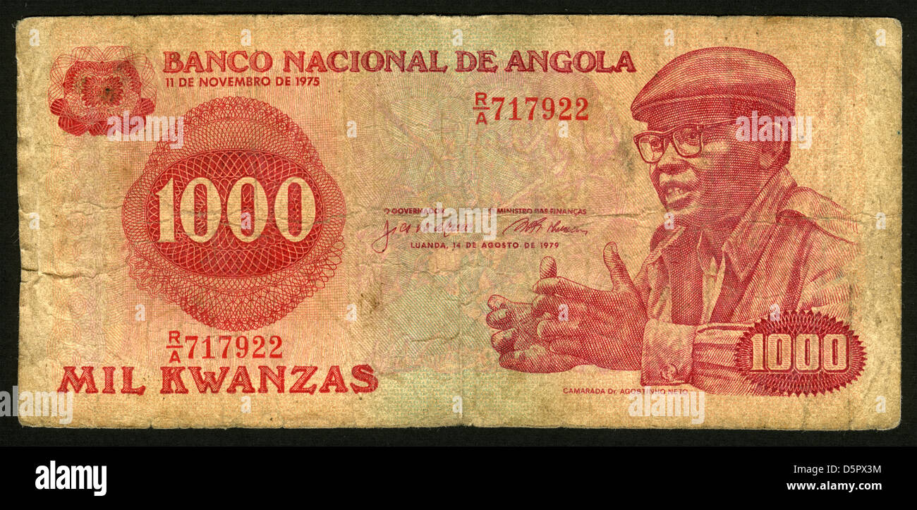Kwanzas banknotes hi-res stock photography and images - Alamy