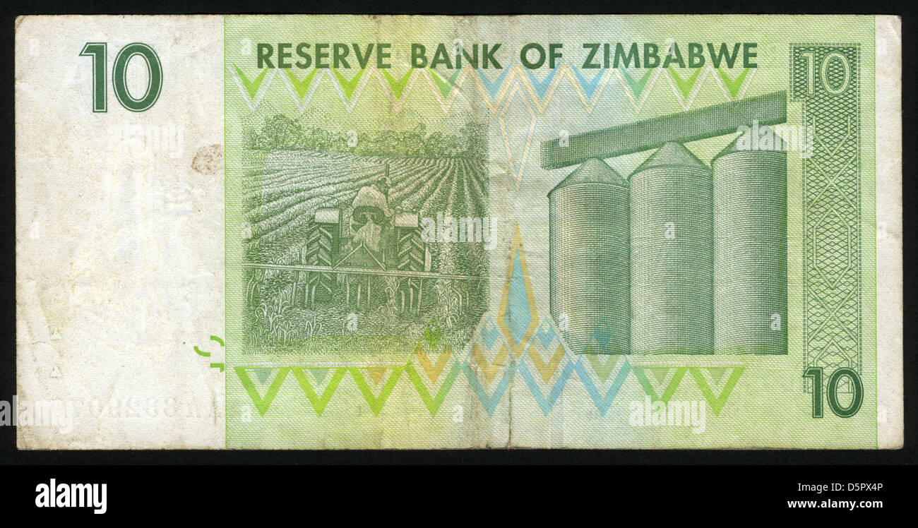 Zimbabwe bank note hi-res stock photography and images - Alamy