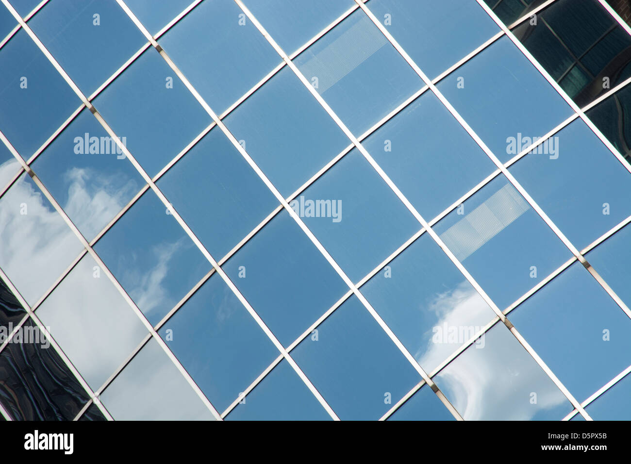 Windows Reflecting Sky Stock Photo - Alamy