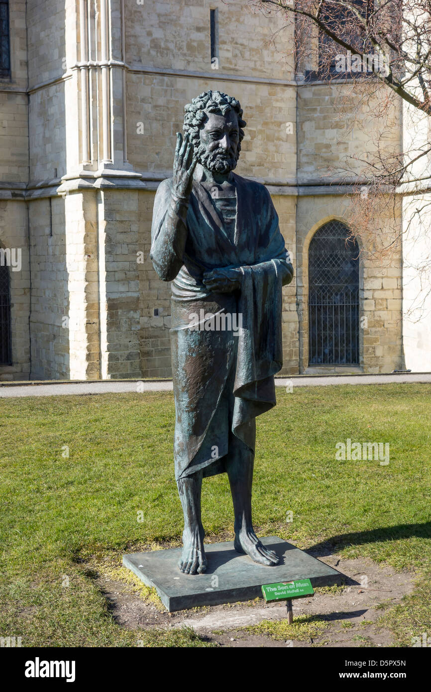 Canterbury Cathedral Precincts The Son of Man Statue David McFall R.A ...