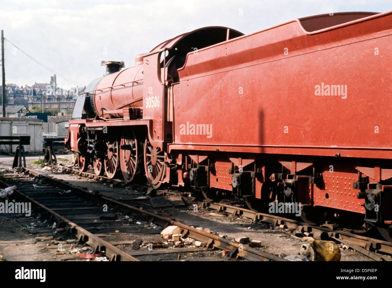 steam locomotive 30506 undergoing restoration at woodham brothers ...