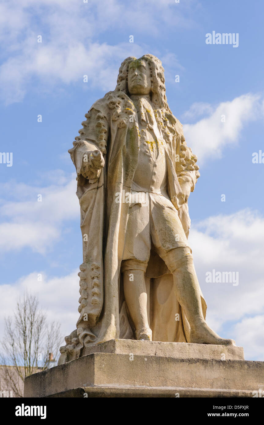 Statue of Sir Hans Sloane Stock Photo - Alamy
