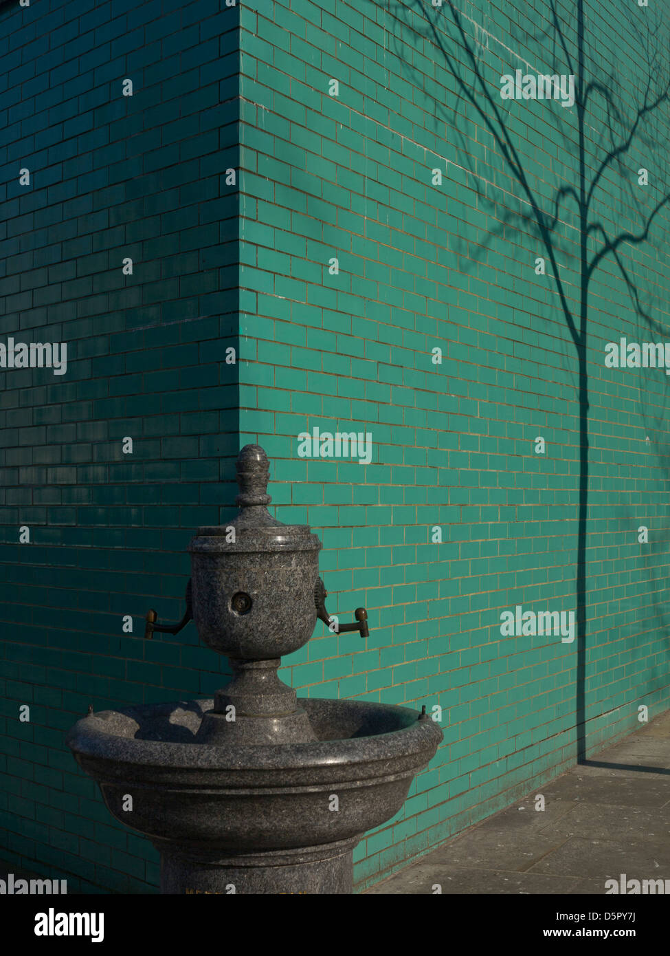 Outside view of the distinctive public toilet in Westbourne Grove ...