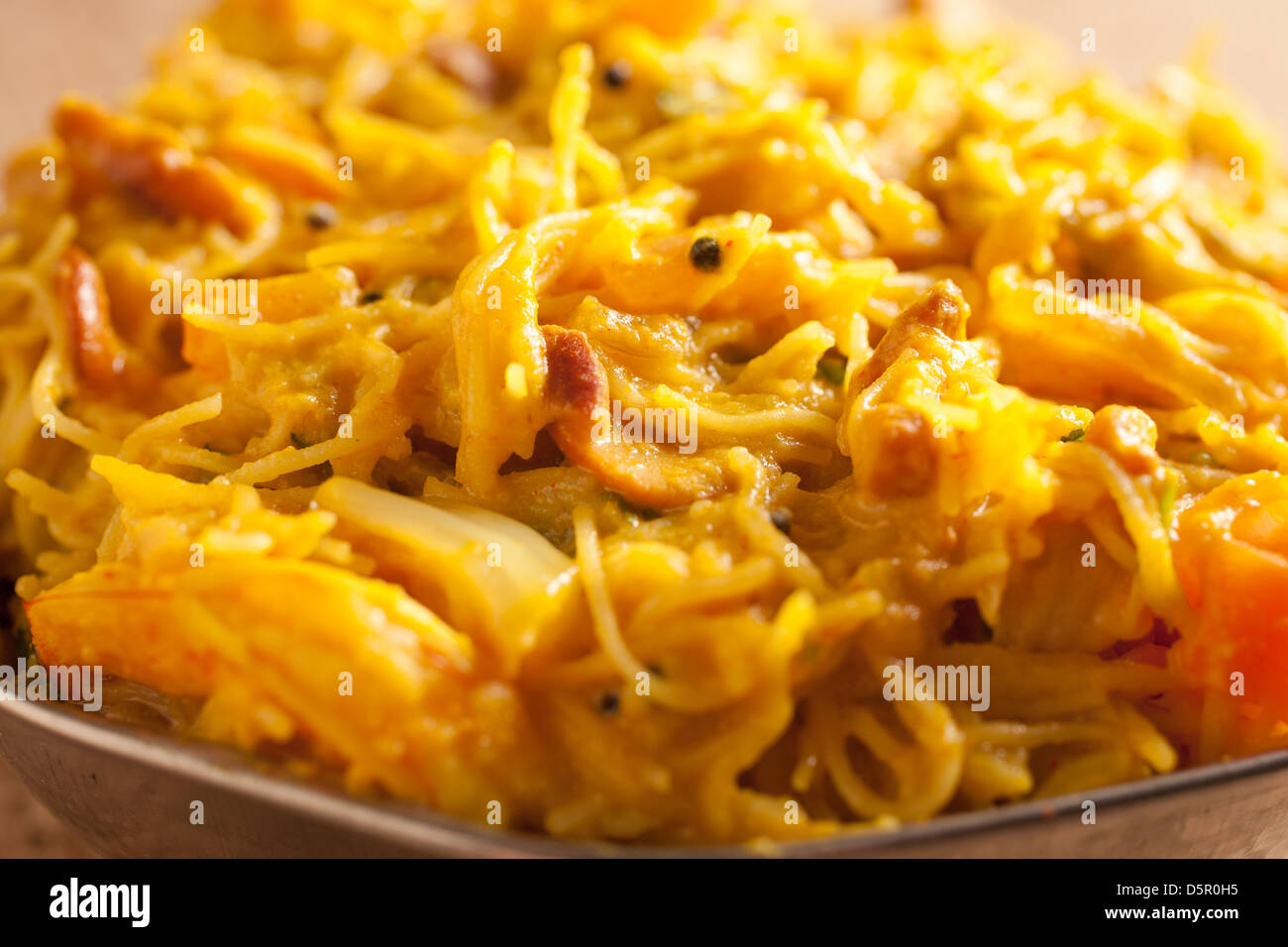 Stringhopper Biryiani, a classic Tamil rice noodle dish Stock Photo - Alamy