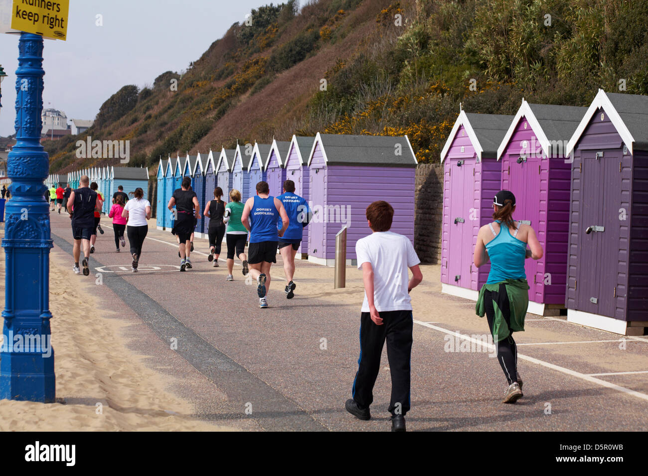 Bournemouth, UK 7 April 2013. Bournemouth Bay Run. Bournemouth's only ...