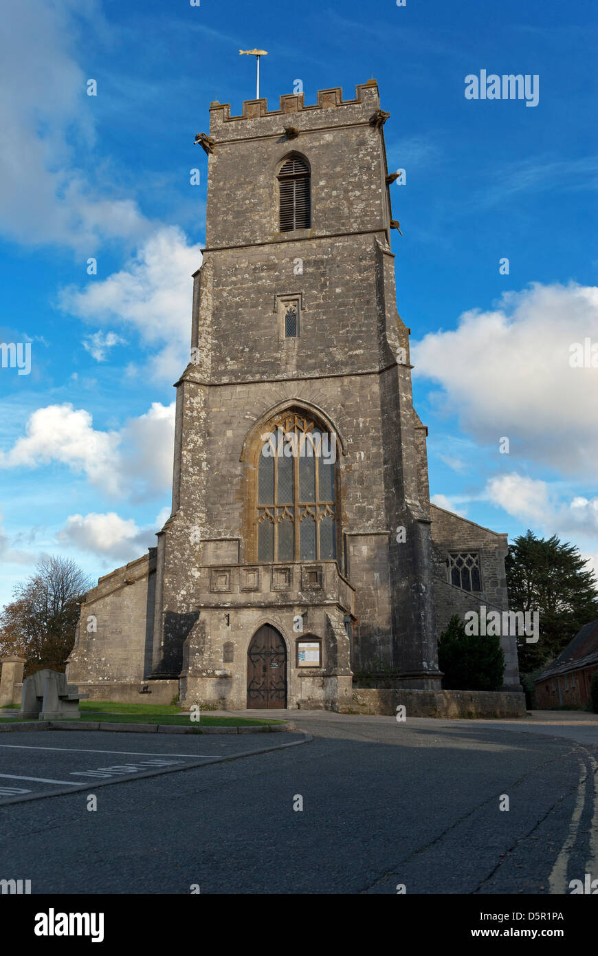 The Anglo-saxon church of Lady St. Mary, Wareham, Dorset, England Stock ...
