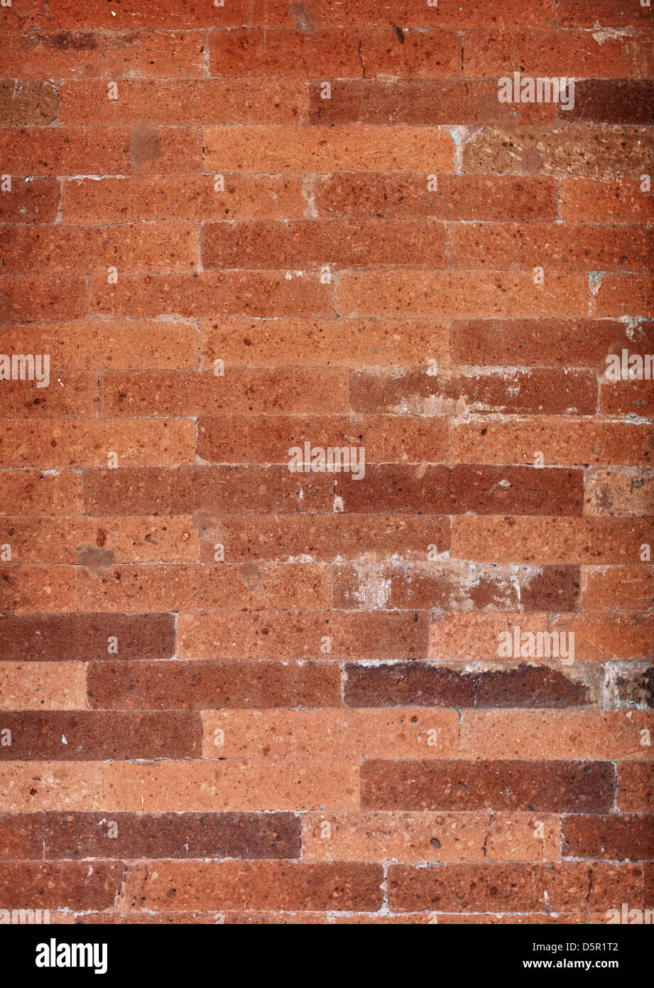 Specific red brickwork wall background. Indonesia Stock Photo - Alamy