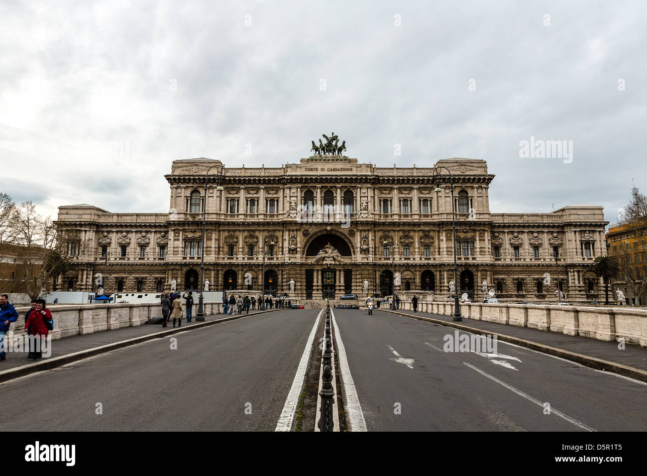 Courthouse Palace in Rome Italy Stock Photo - Alamy