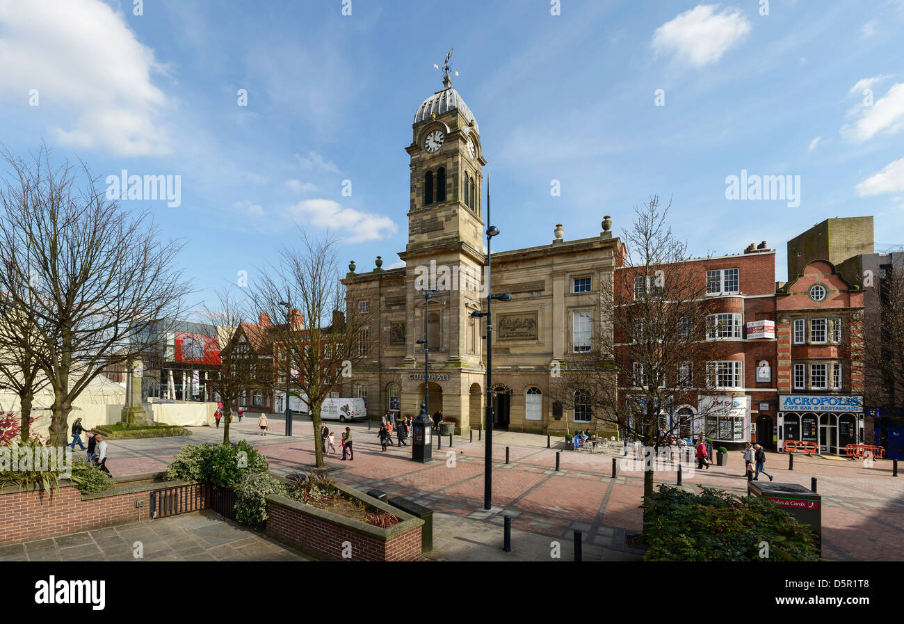 Market Place, Derby Derbyshire UK Stock Photo - Alamy