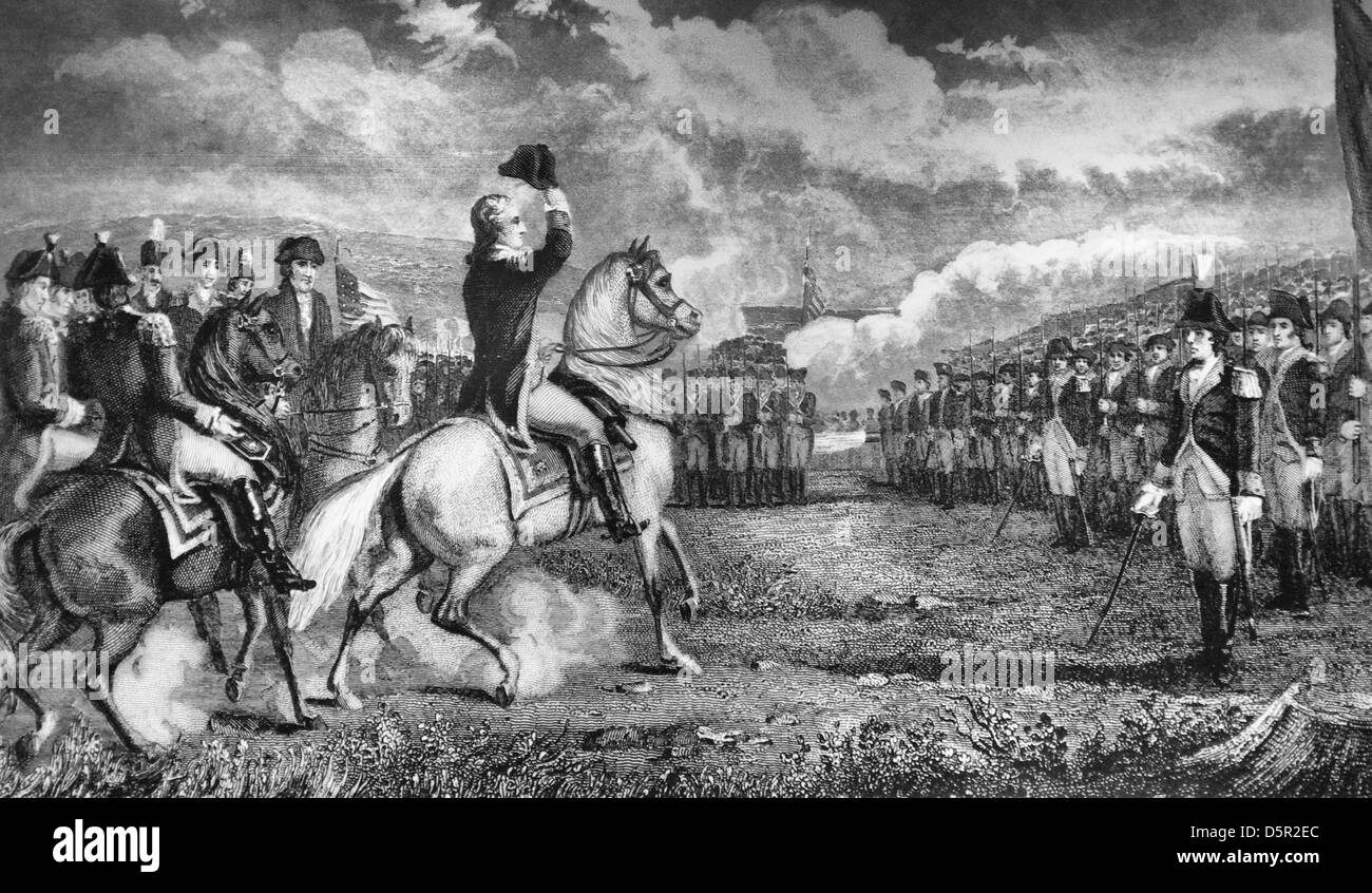 Continental army 1775 george washington hi-res stock photography and ...