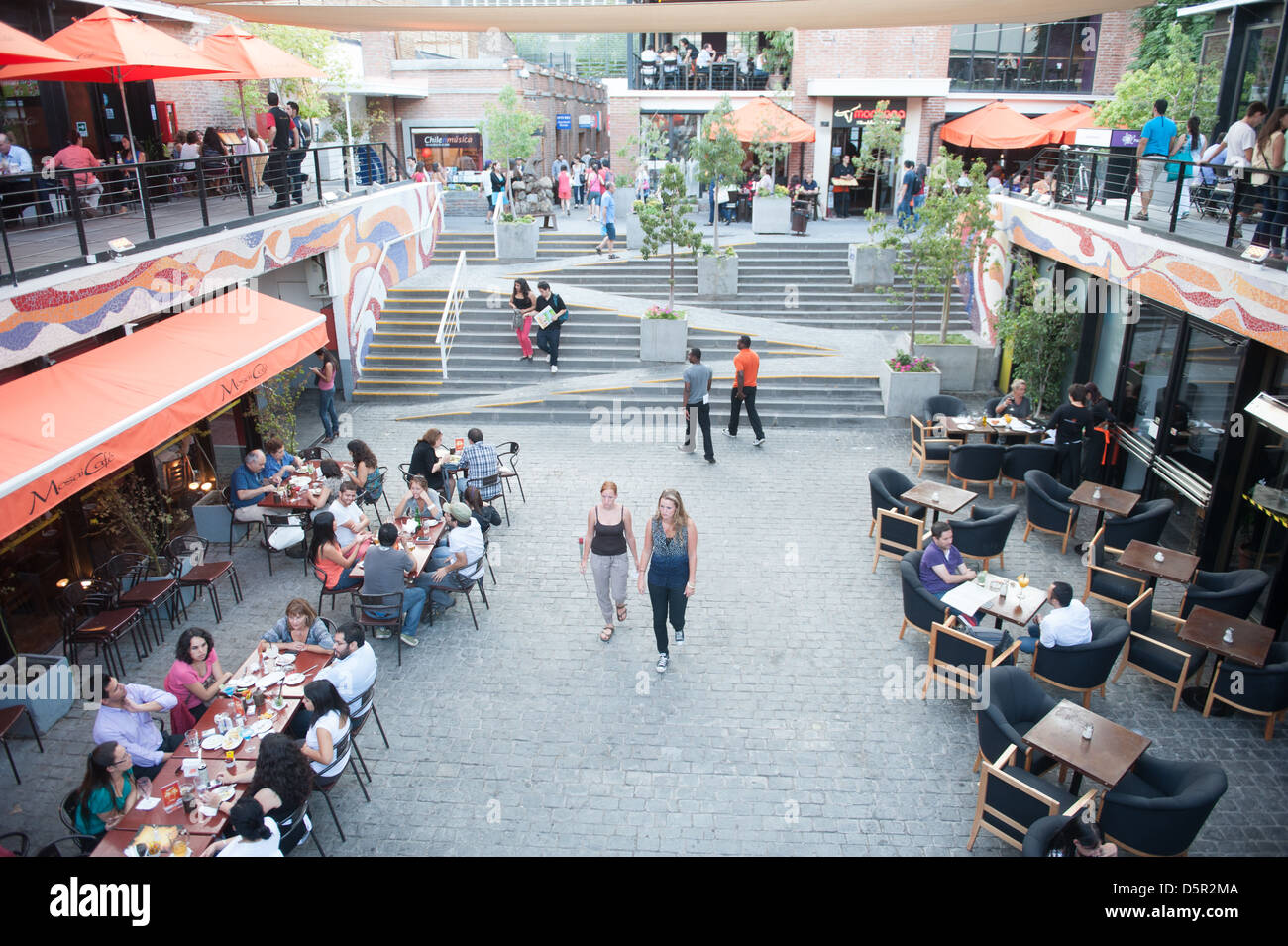 Shopping place in Santiago Chile Stock Photo - Alamy