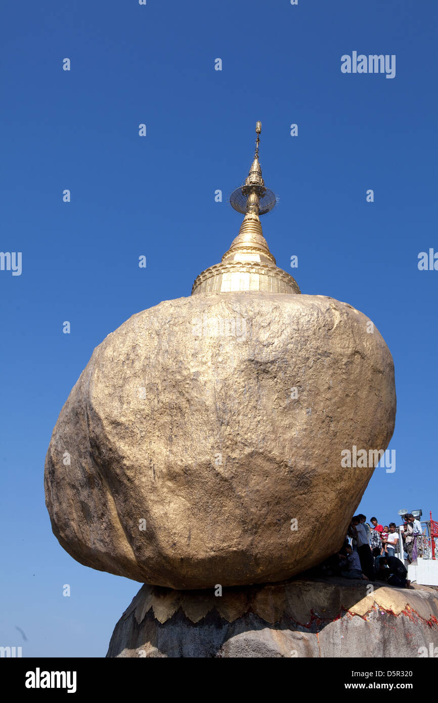 The Golden Rock, Myanmar Stock Photo - Alamy