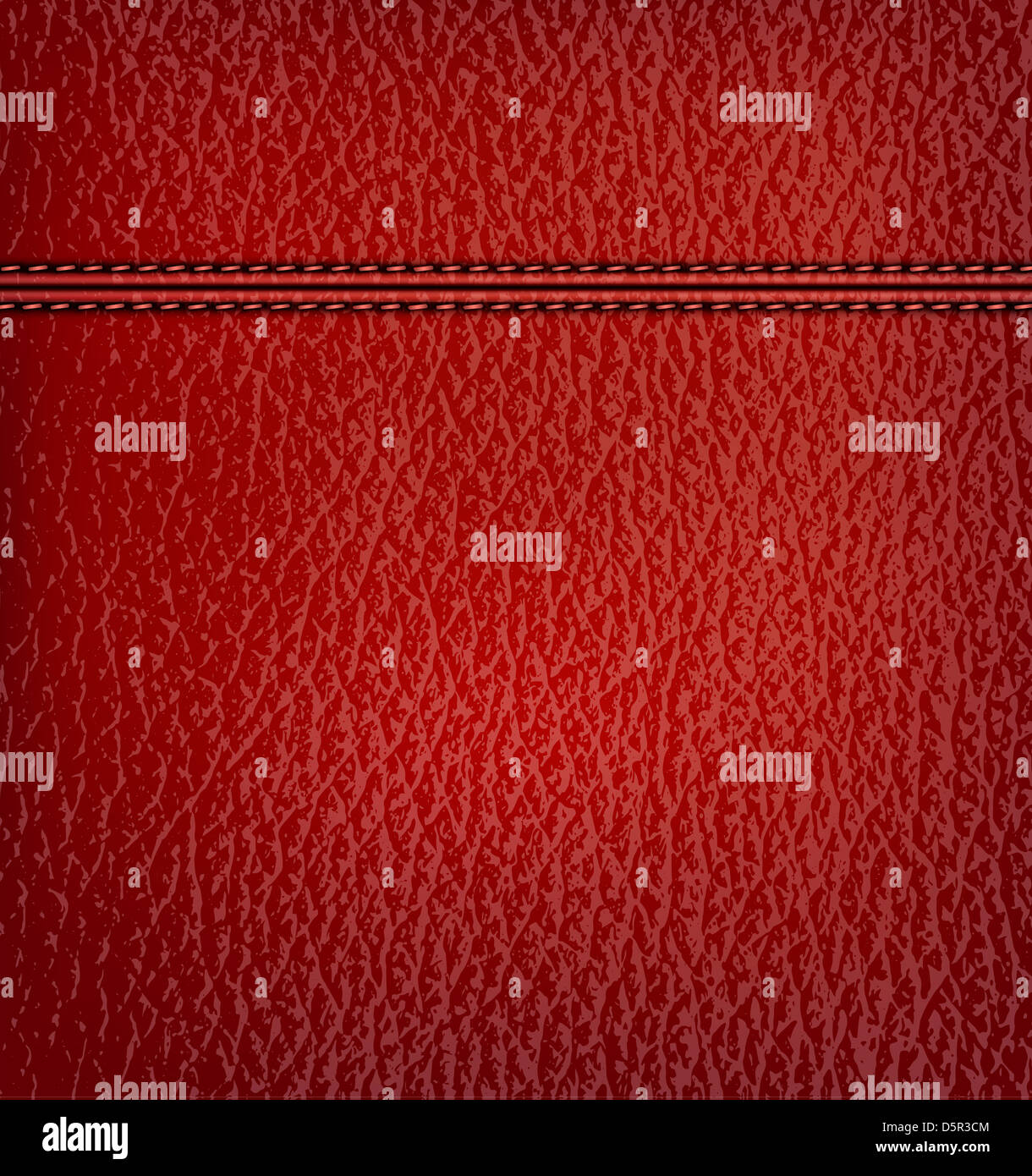Red leather background with red leather strip. Vector illustration ...