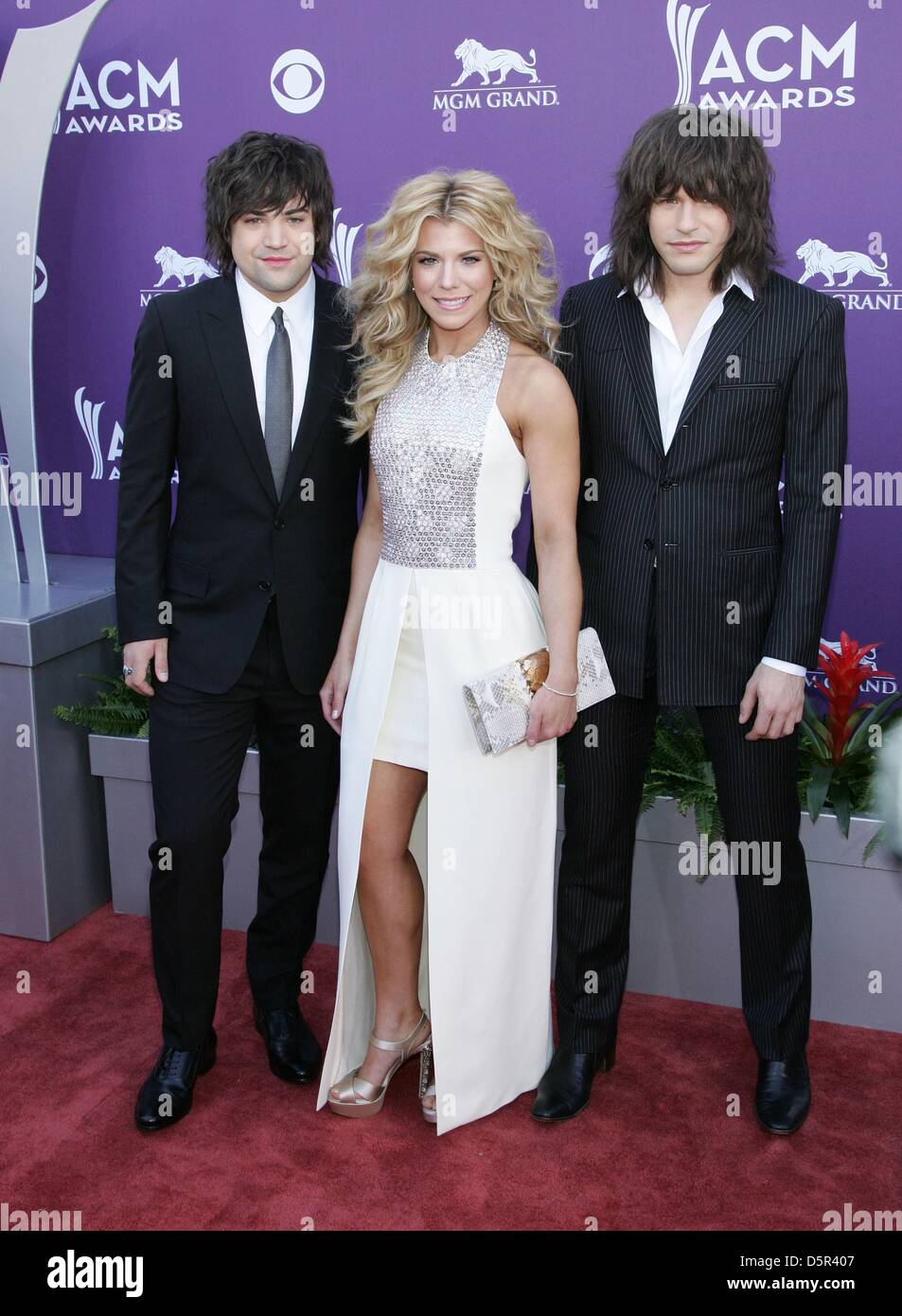 Las Vegas, Nevada, USA. 7th April 2013. The Band Perry at arrivals for ...
