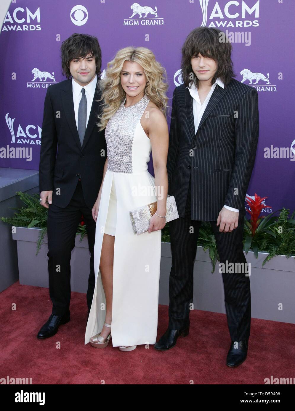 Las Vegas, Nevada, USA. 7th April 2013. The Band Perry at arrivals for ...