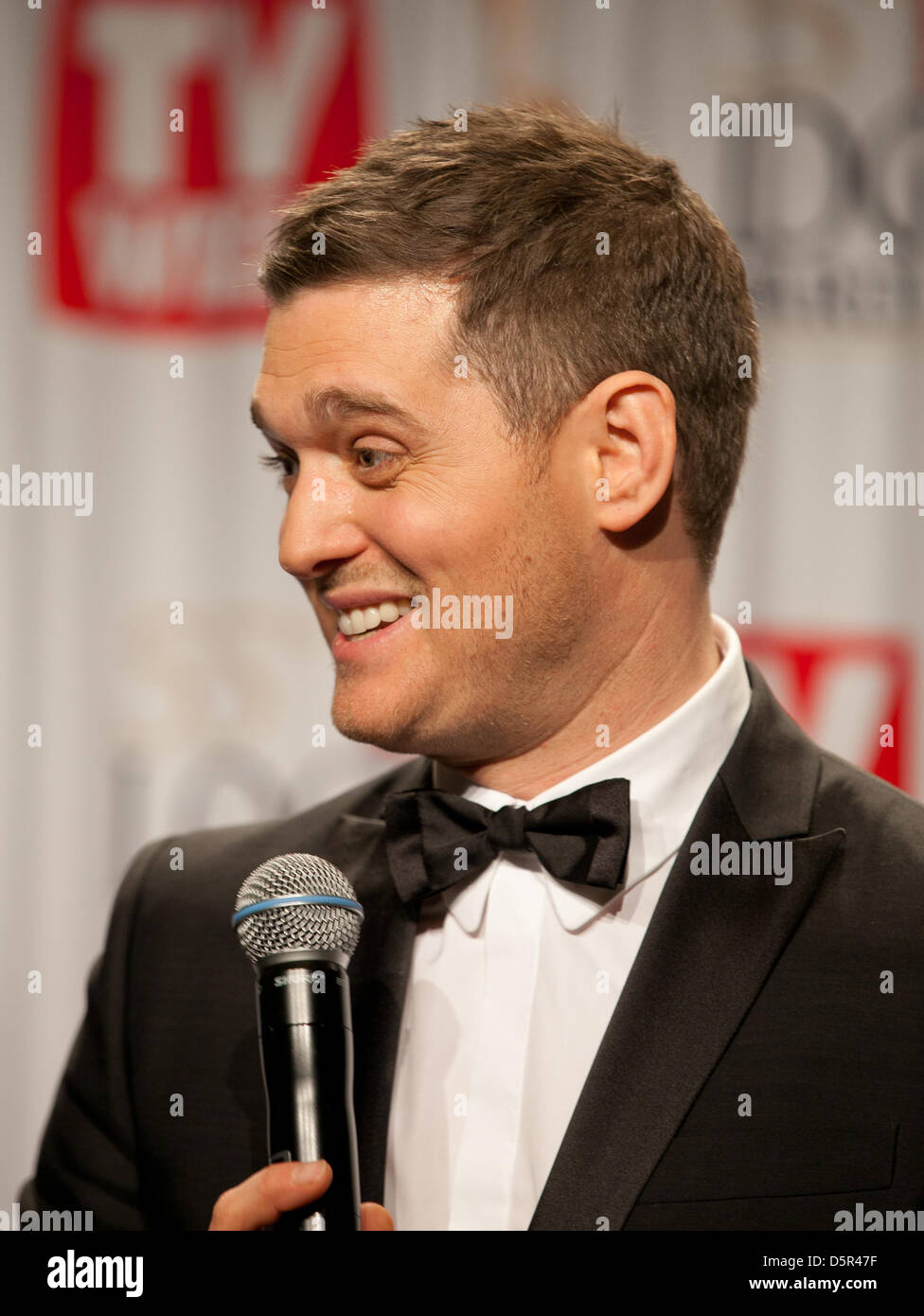Michael Buble at the 2013 Logie Awards, Melbourne Australia on April 7 ...