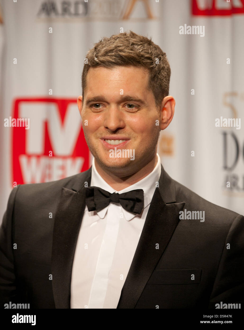 Michael Buble at the 2013 Logie Awards, Melbourne Australia on April 7 ...