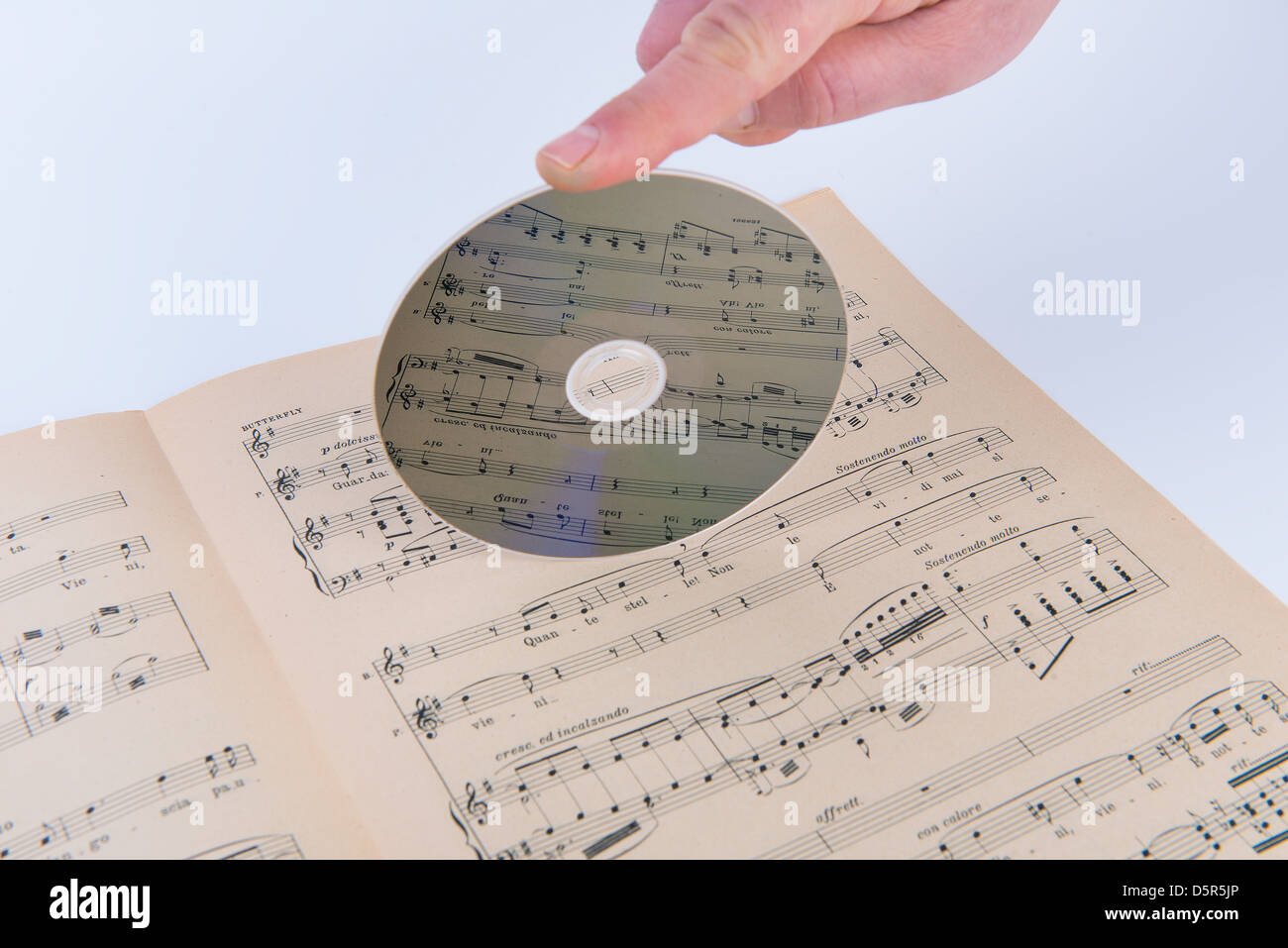 Digital sheet music hi-res stock photography and images - Alamy