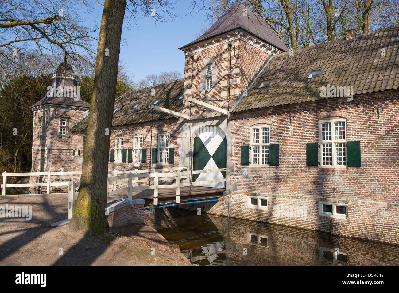 Historical castle of Gemert built in 1391 Stock Photo - Alamy