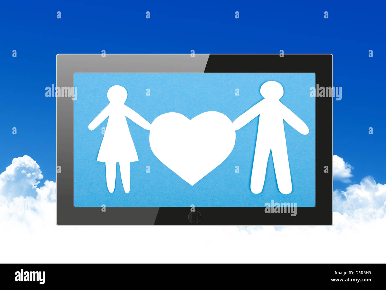 Black generic tablet pc, 3d render Stock Photo - Alamy