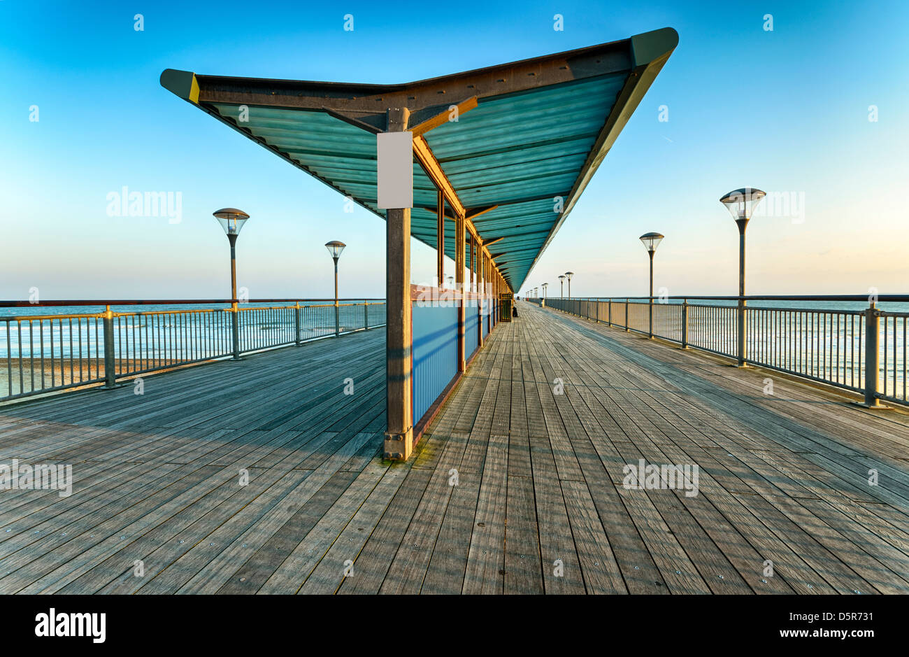 The pier at Boscombe in the seaside town of Bournemouth in Dorset Stock ...
