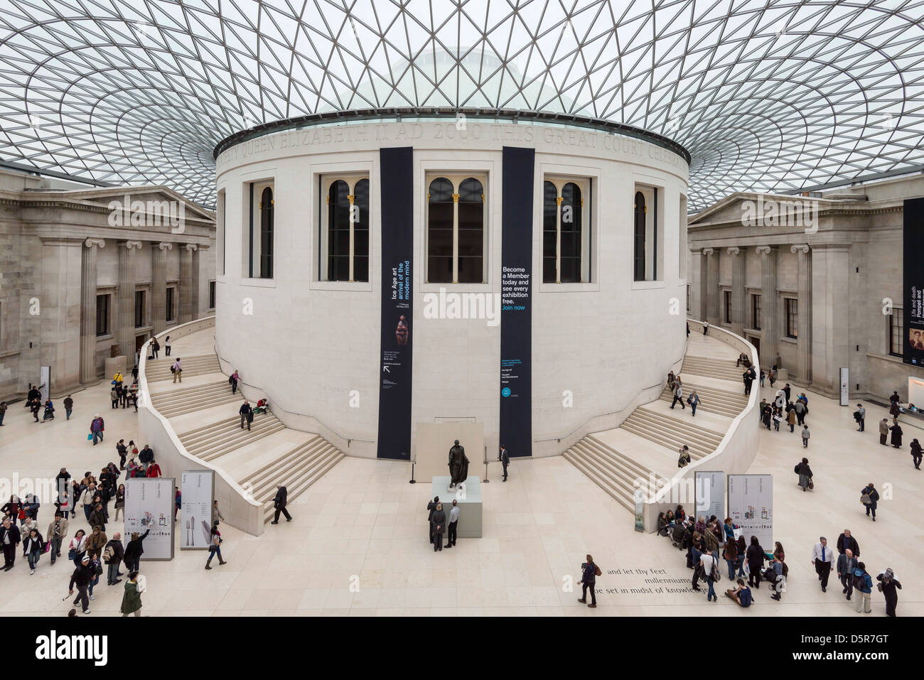 The Great Court at the British Museum Stock Photo - Alamy