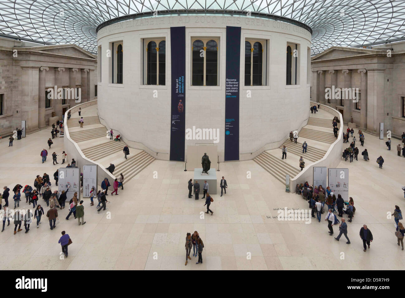 The Great Court at the British Museum Stock Photo - Alamy